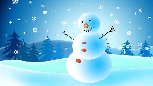 Snowman - FreeChristmasWallpapers.net